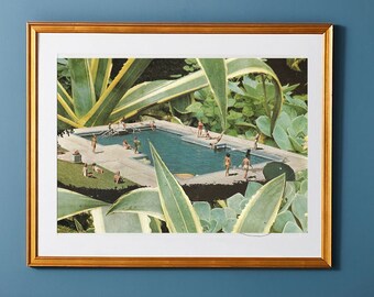 Swimming pool art | Etsy