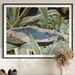Swimming Pool Print, Summer Art, Botanical Print, Large Wall Art, Extra ...