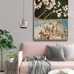 Floral Print,beach, Summer, Large Print, Large Wall Art, Extra Large ...