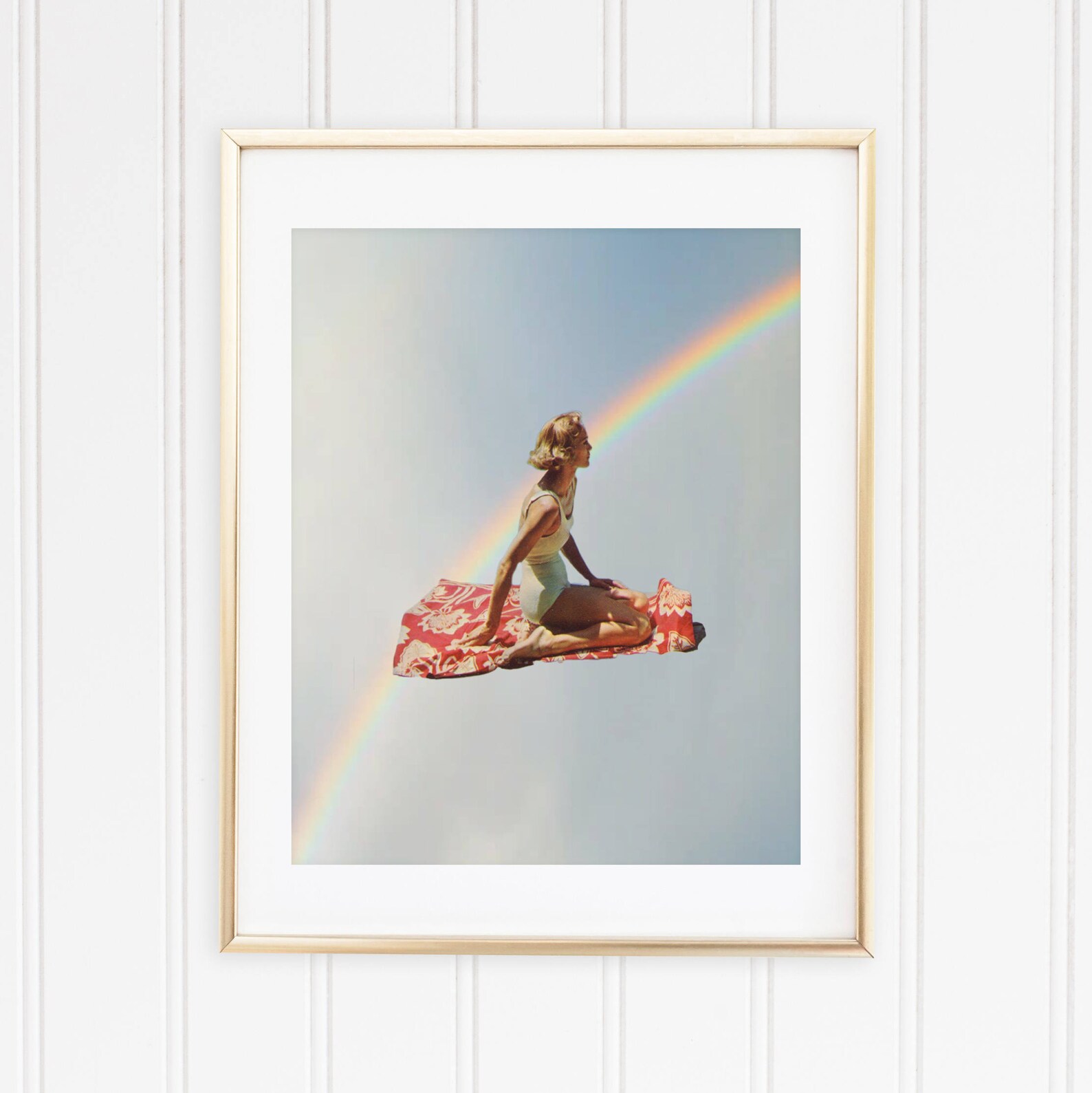 Rainbow Print Rainbow Pop Art Poster Retro Wall Art | Etsy