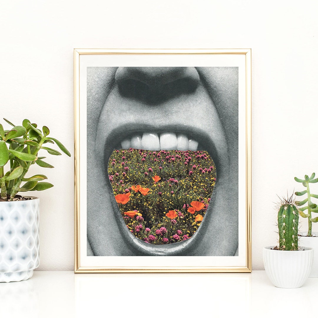 Floral Print. Floral Boho Art. Botanical Art Prints. Flower Print ...