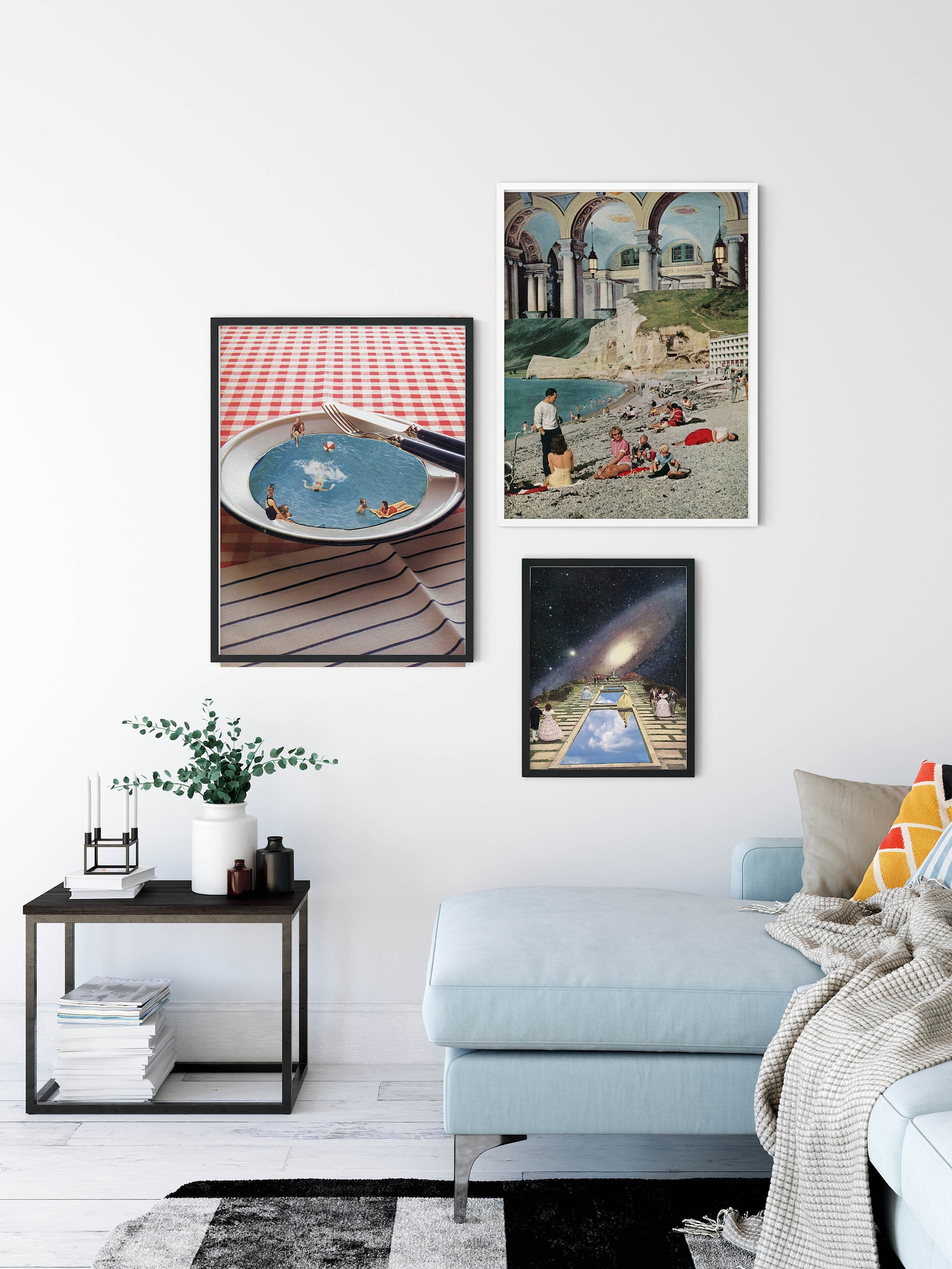 Large beach art print Large wall art poster Huge living room | Etsy