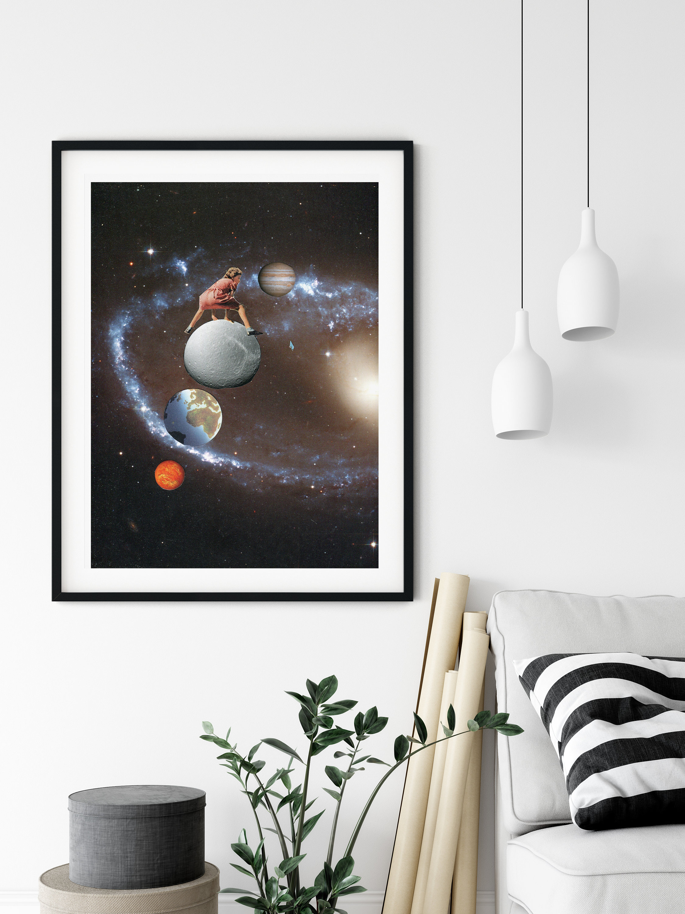 Universe Art Print, Wall Art Poster, Space Art, Unique Prints, Modern ...