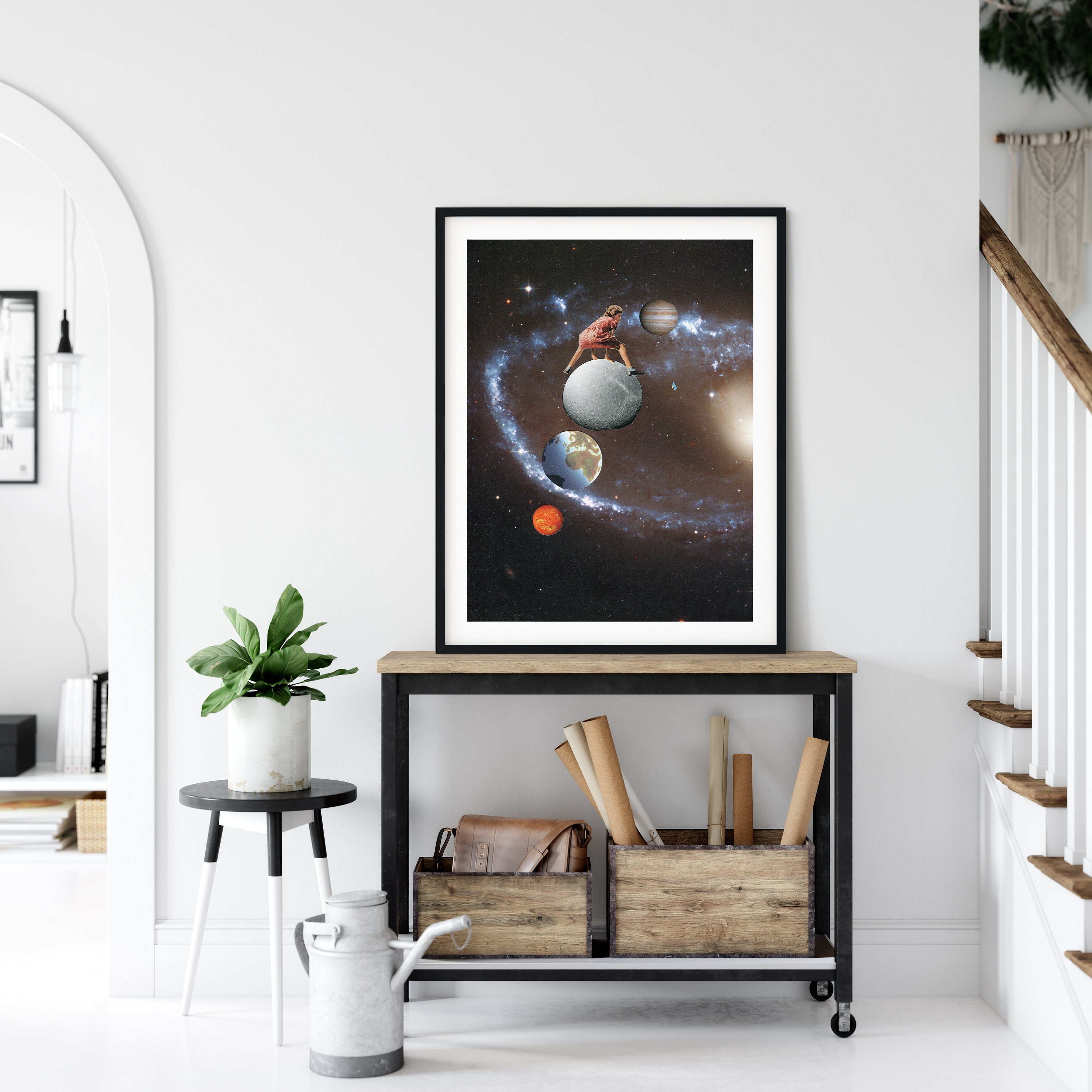 Universe Art Print, Wall Art Poster, Space Art, Unique Prints, Modern ...