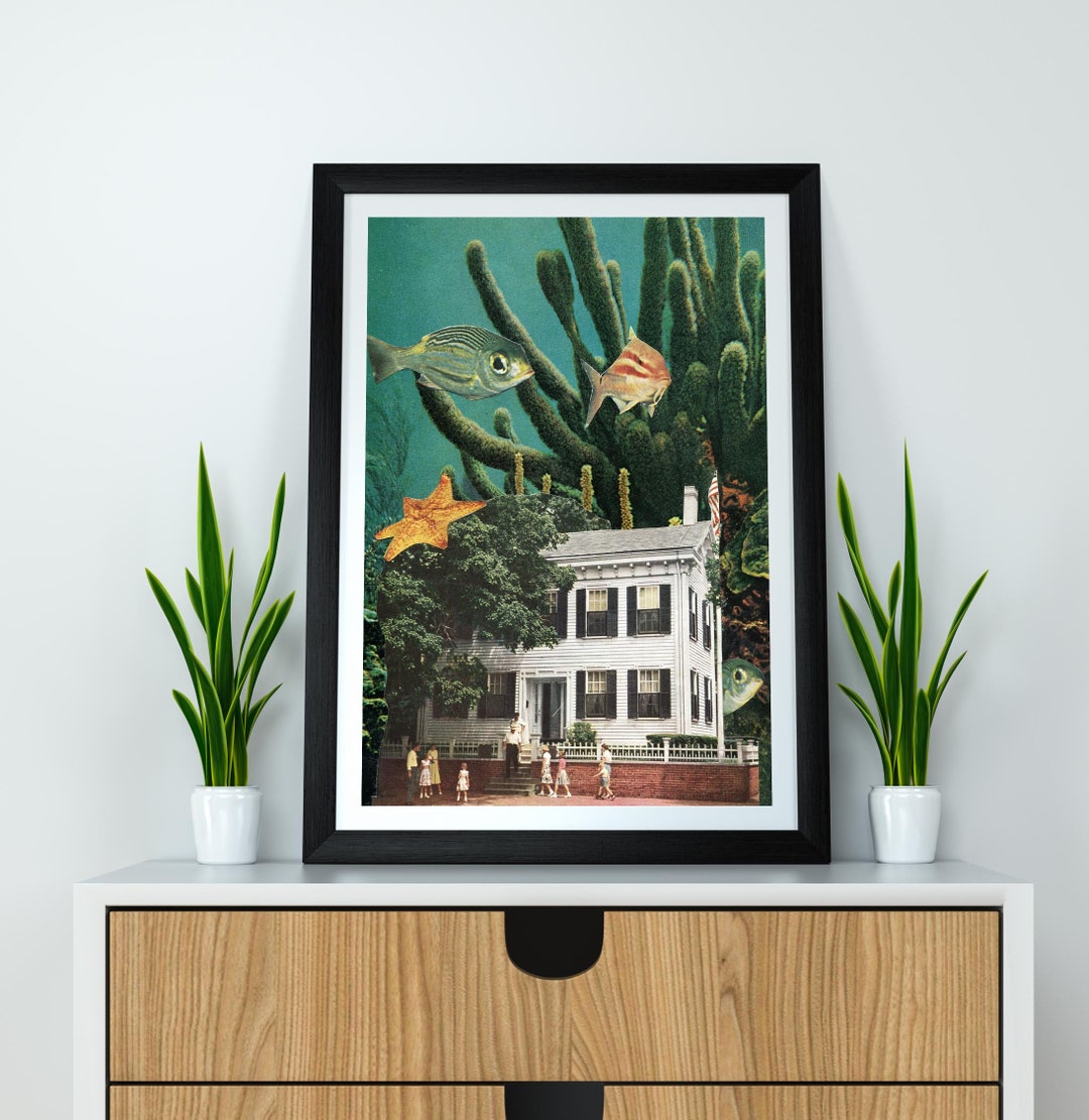 Sea Print, Ocean Print, Underwater Print, Sea Wall Art, Fish Wall Art ...