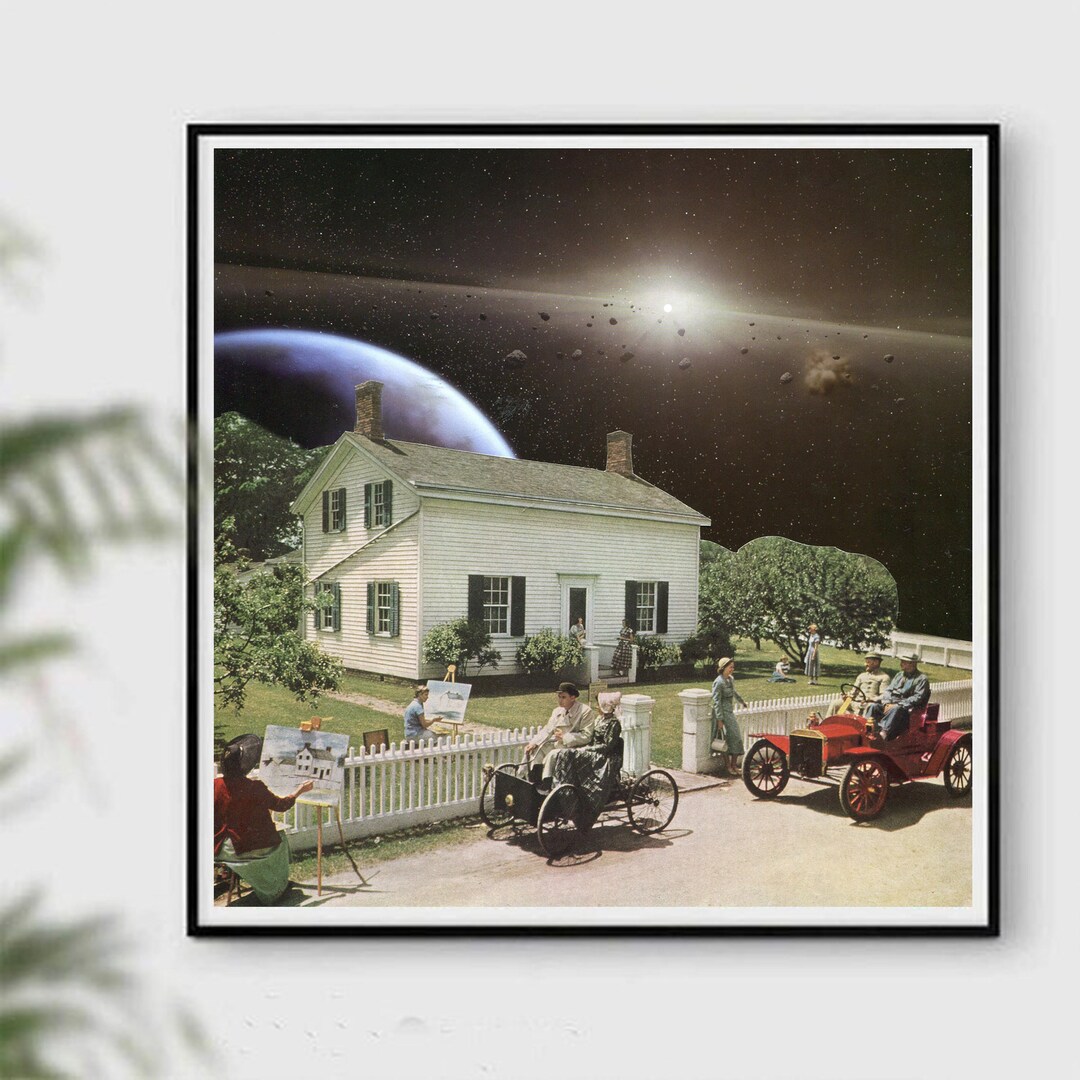 Square Print, 12x12 Poster, Neighbourhood Print, Universe Art, Space ...