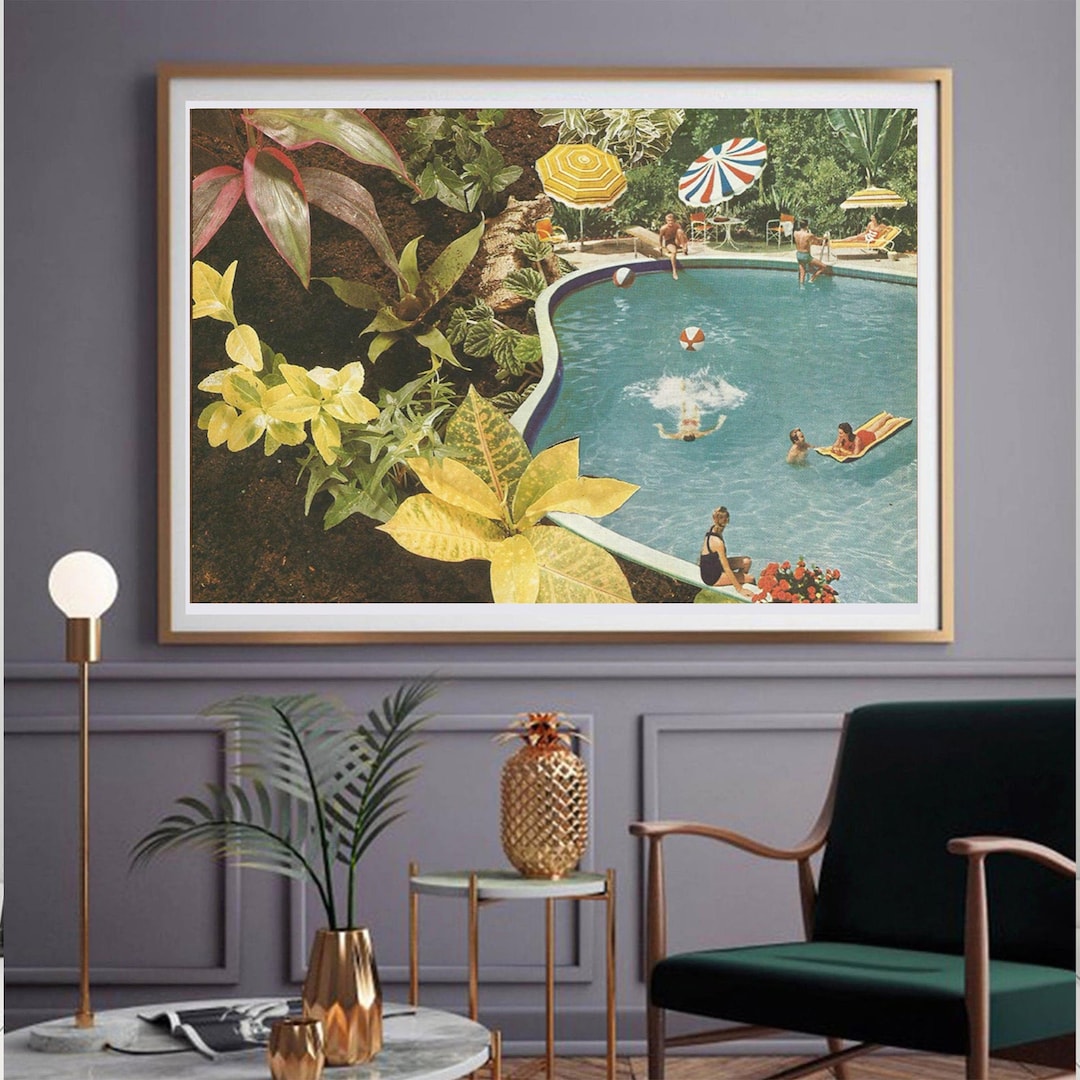Large Art Print Extra Large Prints Wall Art Decor Swimming - Etsy