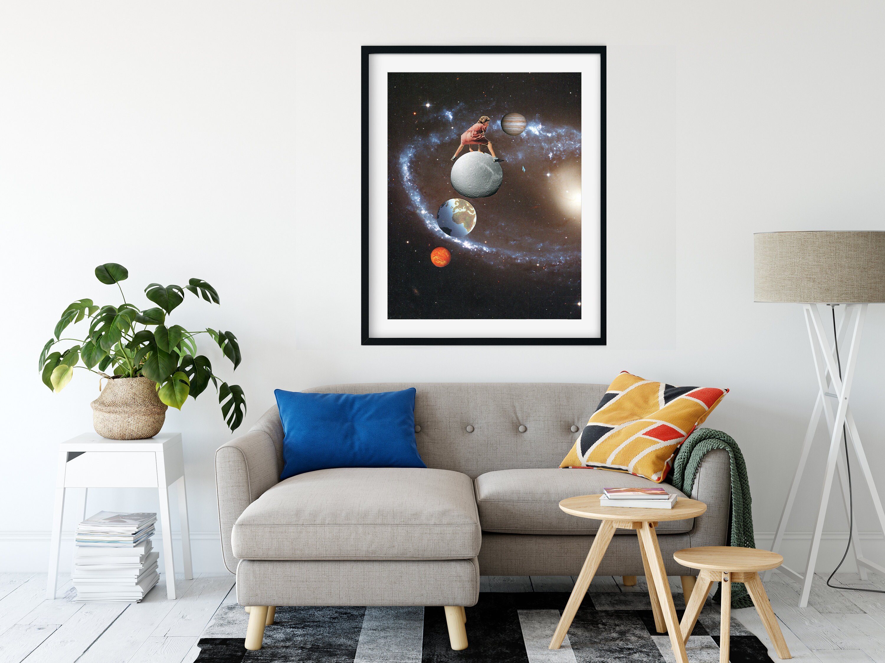 Universe Art Print, Wall Art Poster, Space Art, Unique Prints, Modern ...