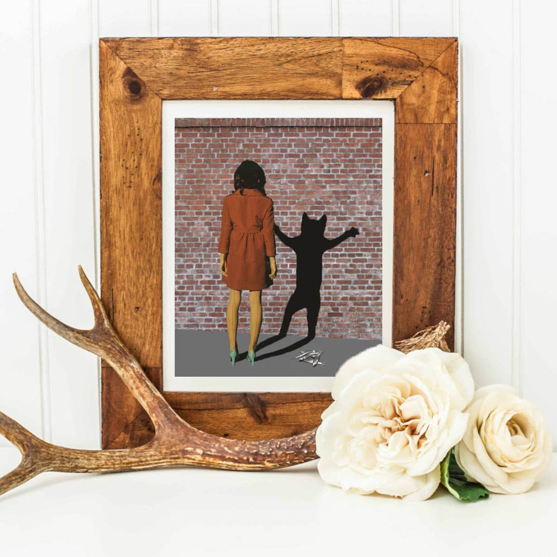 Cat Art Print Cat Lady Cat Art Illustration Black Cats - Etsy