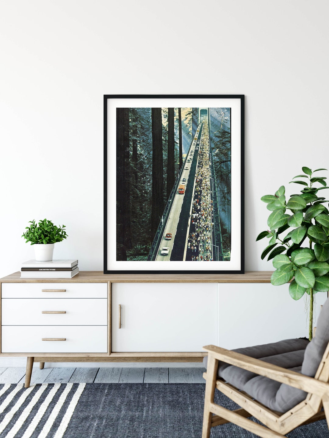 Extra Large Trees Print, Woods Art, Nature Prints, Large Wall Art ...