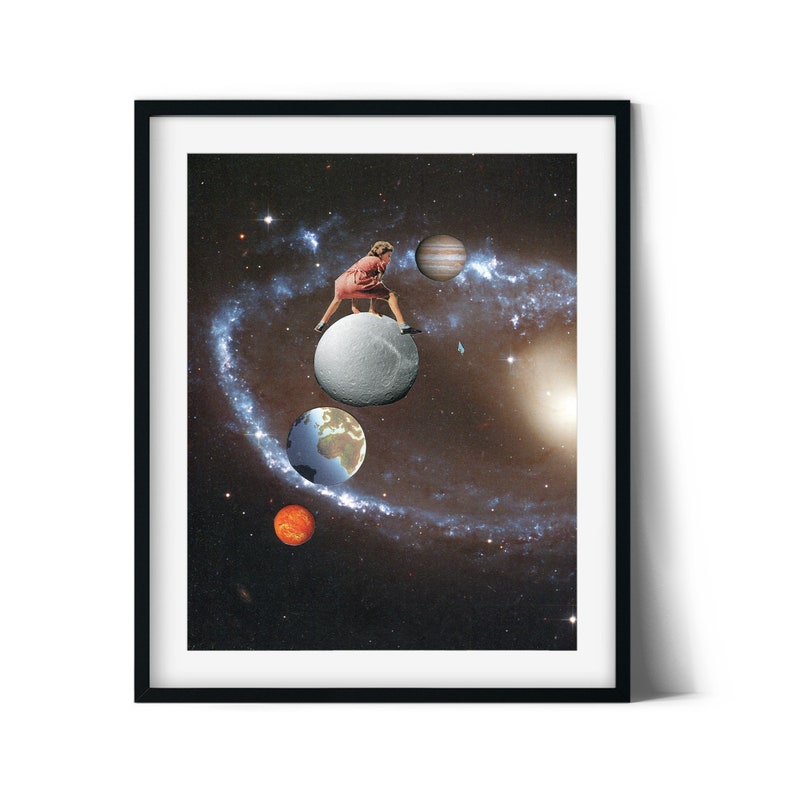 Universe Art Print, Wall Art Poster, Space Art, Unique Prints, Modern ...