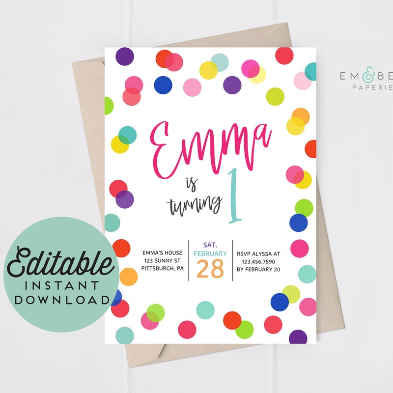 Polka Dot Birthday - Etsy