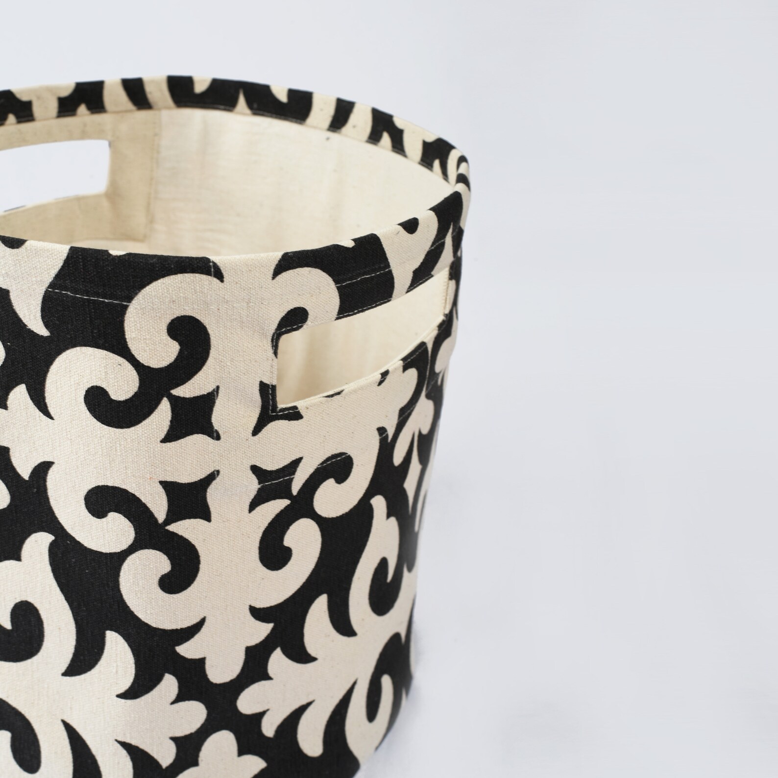 SMALL Storage Basket Cotton Canvas Fabric Shyrdak Print - Etsy