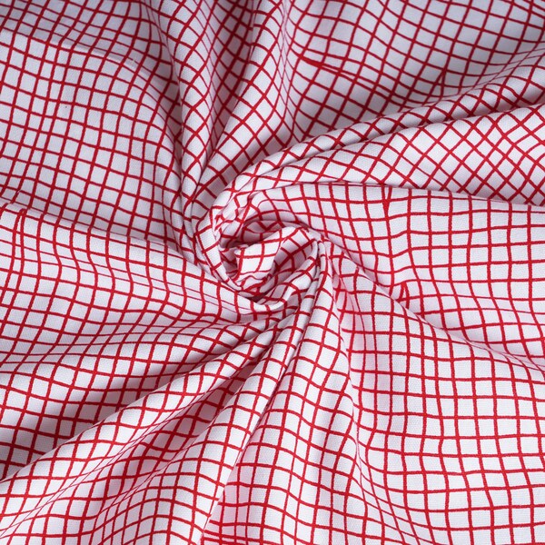 Check Print Fabric - Etsy