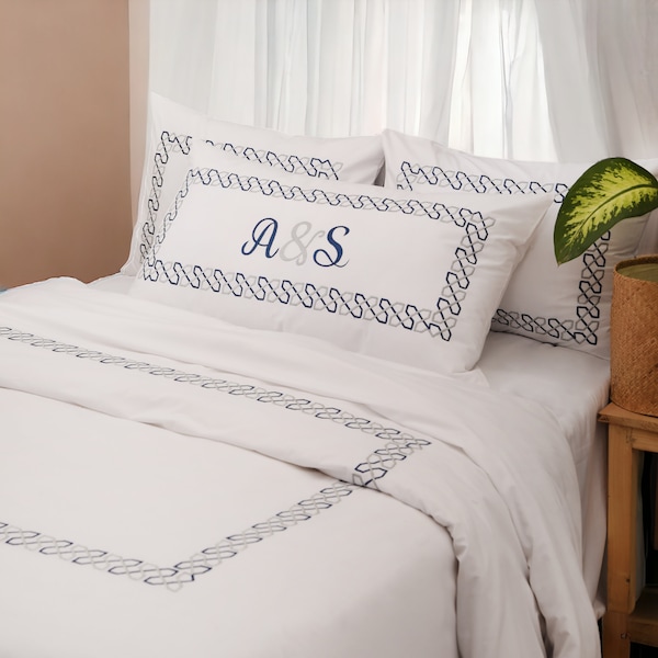 Monogrammed Bedding - Etsy Australia