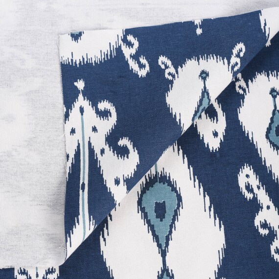 Blue Ikat Artwork Etsy Iliv Boho Sage Green Ikat Linen Blend Cotton