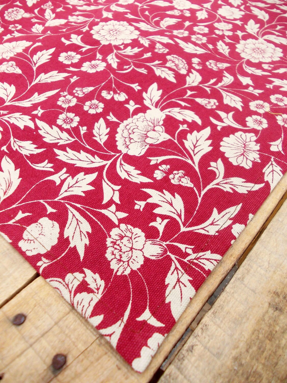 Kitchen Towel Marsala Floral Print Kalamkari Indian Ethnic - Etsy