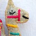 Set of 4 Multicolor Camel Key Ring, Tassel, Handmade, Boho Bag Charm ...