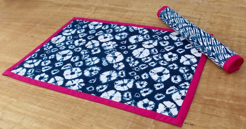 Indigo Cotton Rug Diamond Pattern Shibori Print Indigo - Etsy