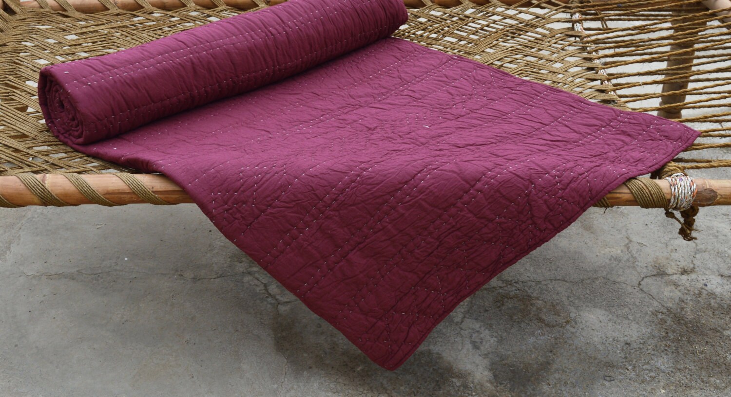 Maroon quilt aztec pattern navajo style burgundy cotton | Etsy