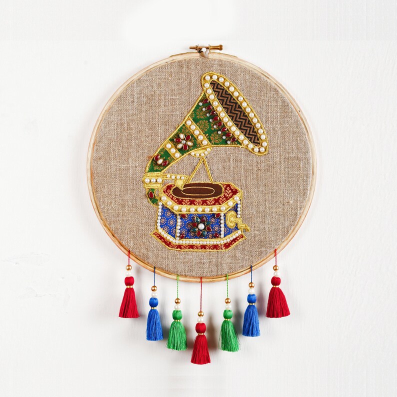 Hoop Art Vintage Music Instrument Embroidery and Applique - Etsy