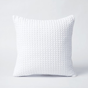 White Waffle Pillow Cover, Sizes Available - Etsy