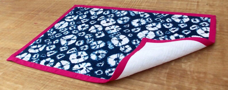 Indigo Cotton Rug Diamond Pattern Shibori Print Indigo - Etsy