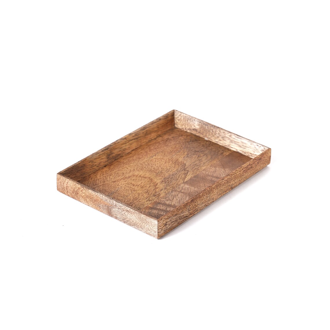Wooden Tray Small Tray Rustic Mango Wood Serving Tray - Etsy