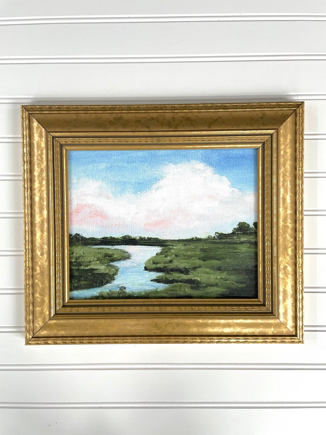 Low Country Landscape Acrylic Painting Fine Art Print 8x10, Canvas ...