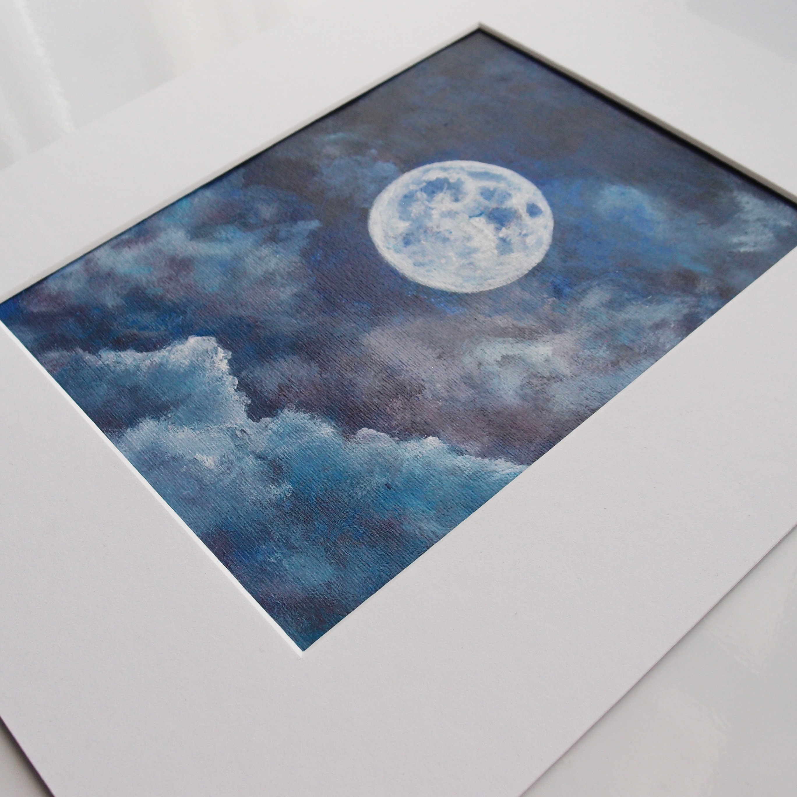 Moon Art Print Instant Download - Etsy Norway