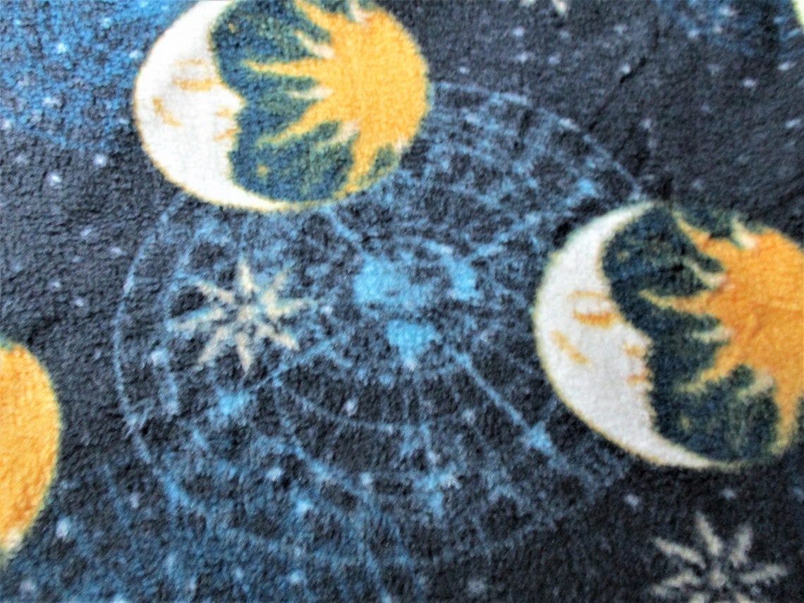 Celestial Sun Moon Fleece Throw Blanket FREE SHIPPING - Etsy
