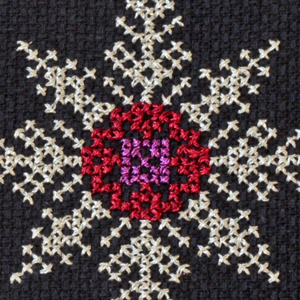 Snowflake Christmas Cross Stitch Pattern PDF ** Instant Download ...