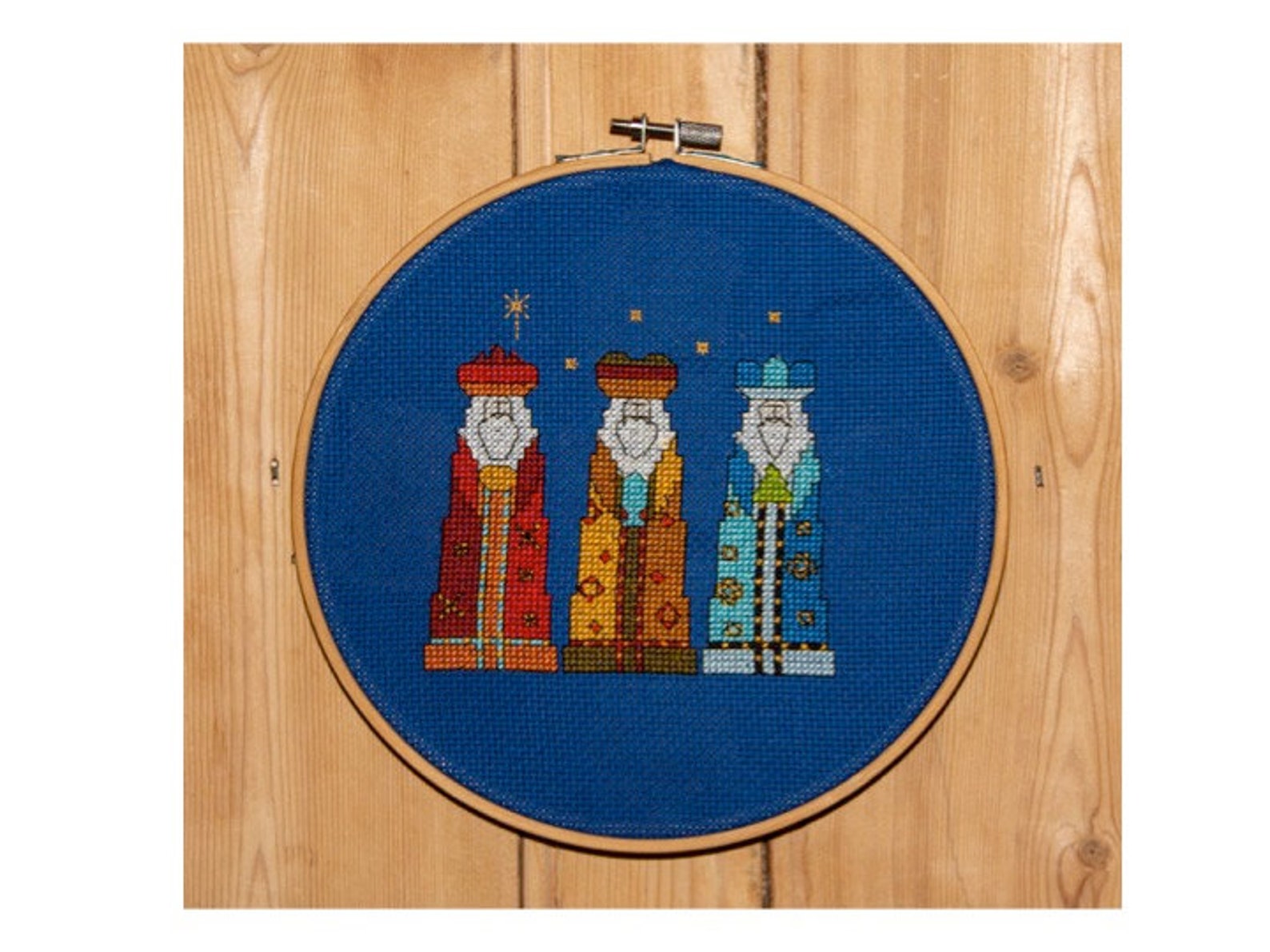 We Three Kings Christmas Cross Stitch Pattern PDF Instant - Etsy