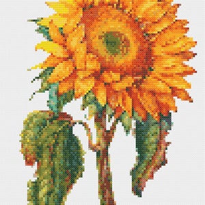 Sunflower Stitch Pattern PDF ** Instant Download ** - Etsy UK