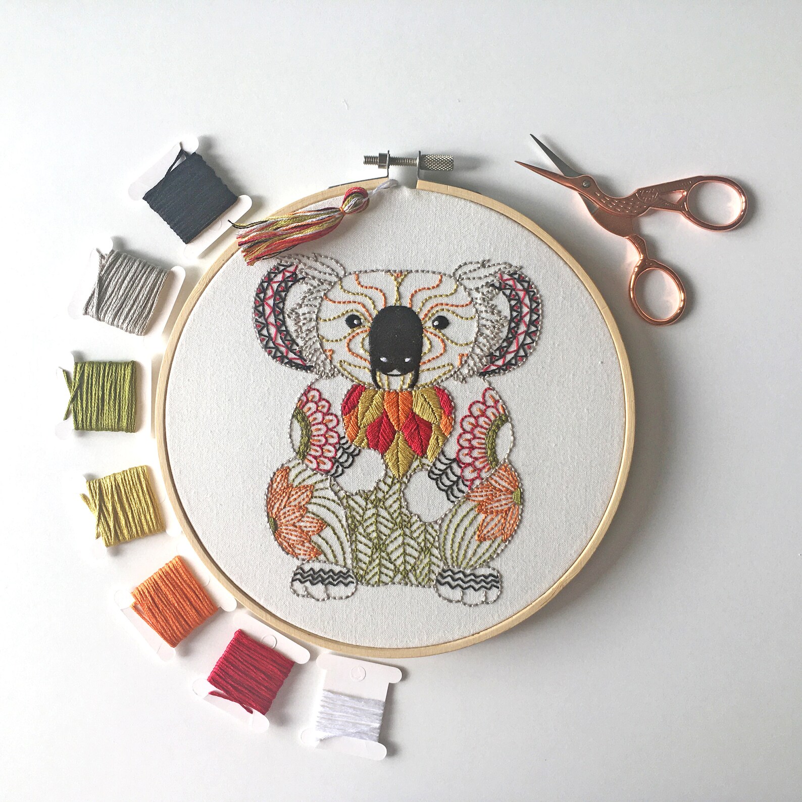 Embroidery Kit - Koala Embroidery Kit - Etsy