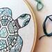 Embroidery Kit - Turtle Hand Embroidery - Etsy