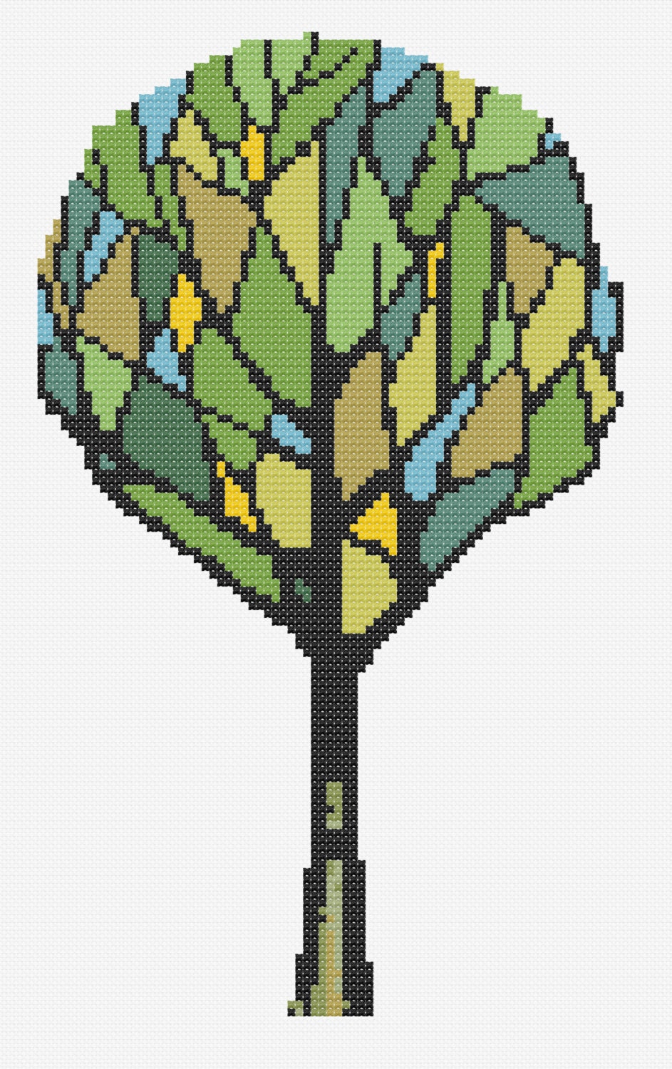 4 Seasons Tree Cross Stitch Pattern PDF - Set of Four ** Instant ...