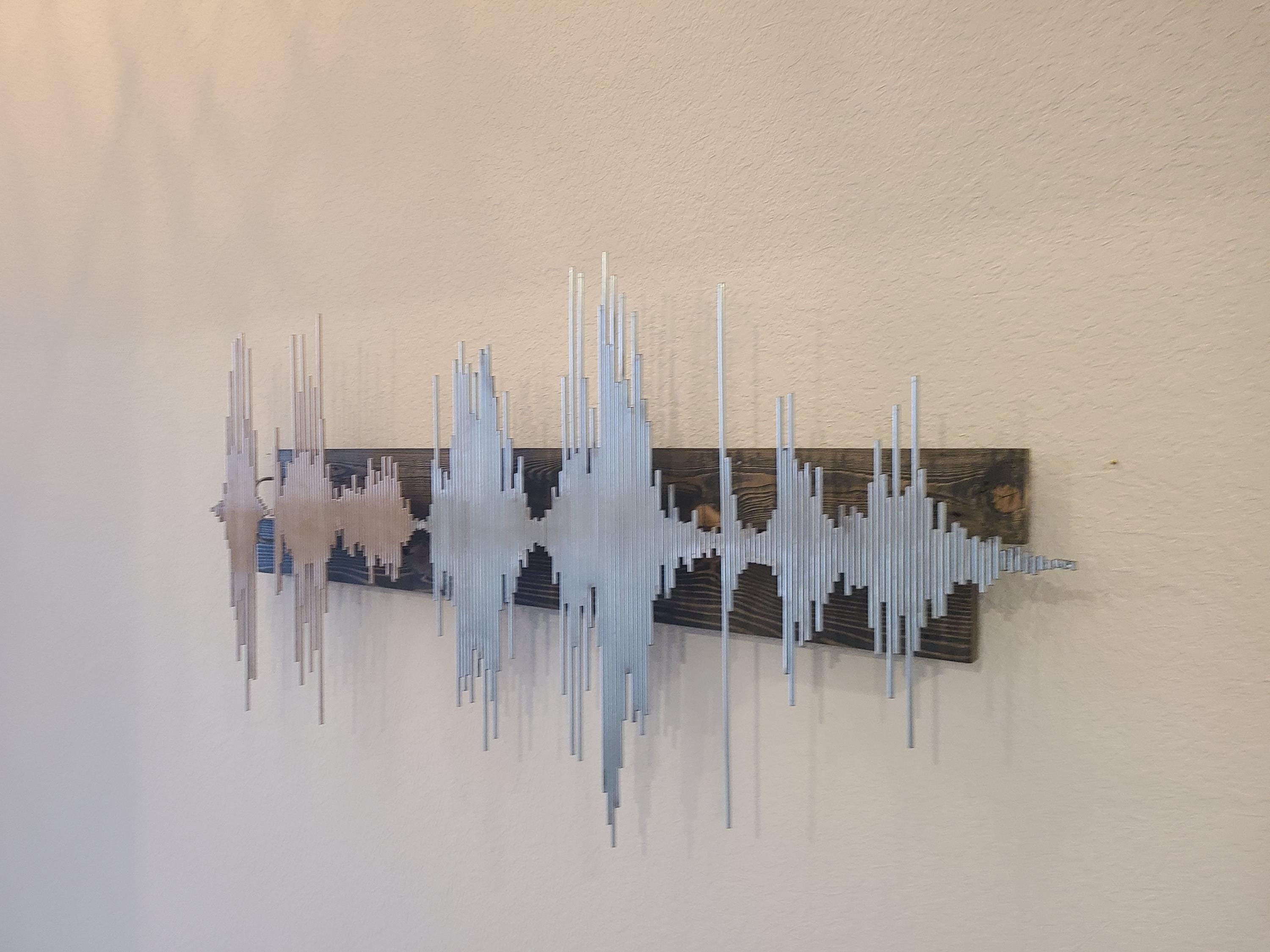Sound Wave Biblical Handmade Spiritual Custom Artwork "my Grace is ...