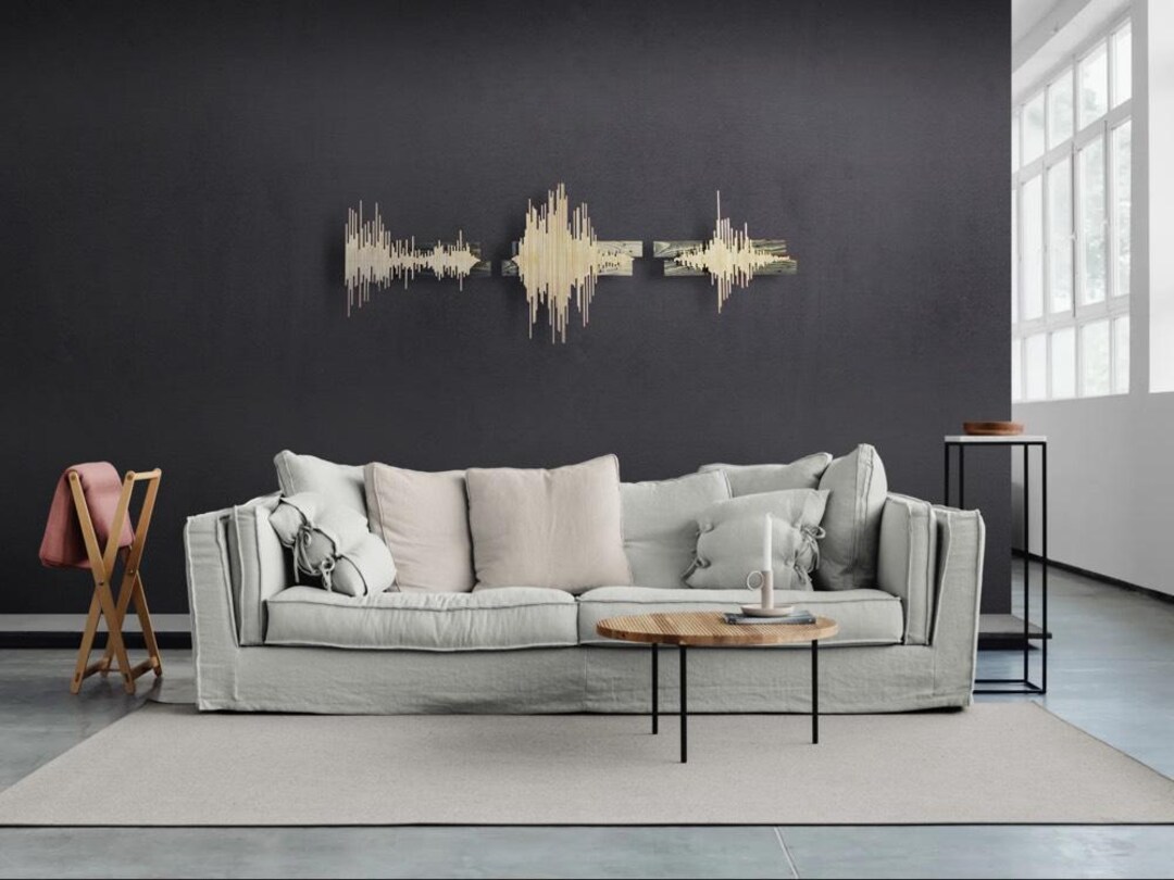 Sound Wave Biblical Handmade Spiritual Custom Artwork Matthew 7:7 "ask ...