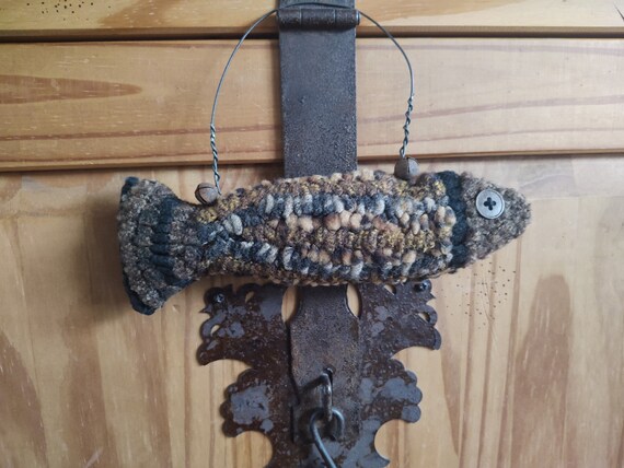 Hooked Rug Fish Catch of the Day Thewarehouseshelf Hooked Rug - Etsy