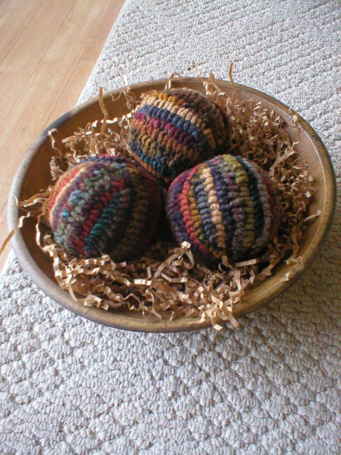 Hooked Rug Carpet Balls PDF PATTERN ONLY Thewarehouseshelf Hooked Rug ...