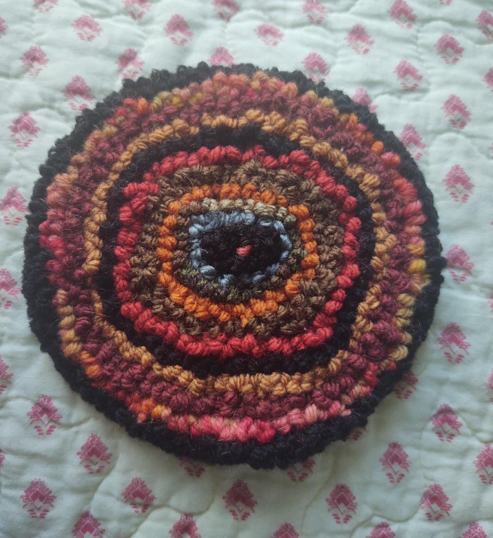 Hooked Rug Hit or Miss Thewarehouseshelf Hooked Rug - Etsy