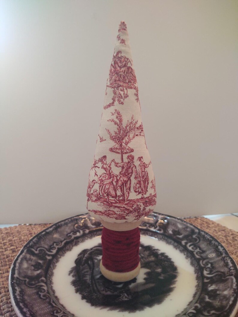 Red Toile Tree Thewarehouseshelf Tree Red Toile - Etsy