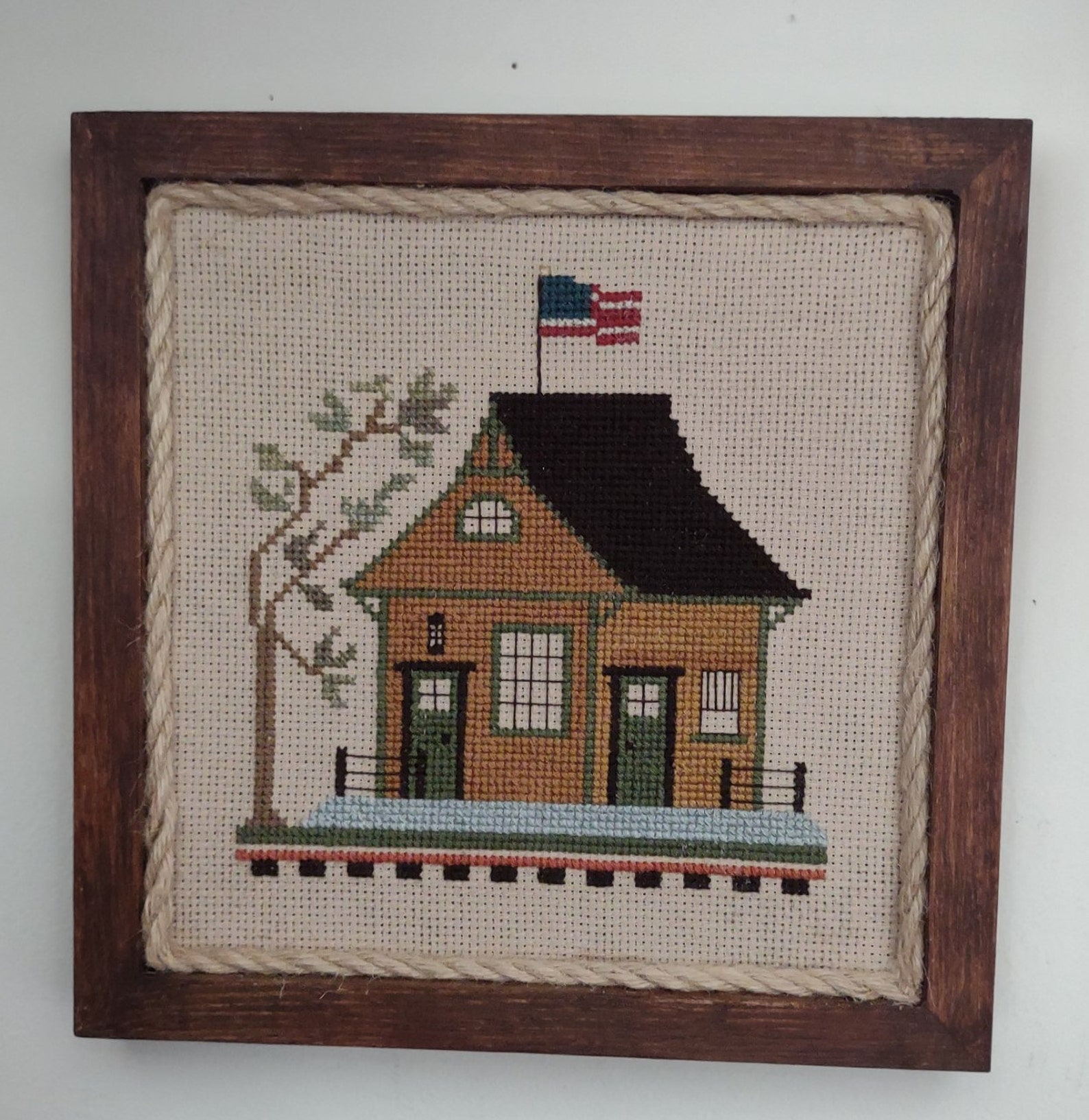 X Stitch Sampler Little Train Station Thewarehouseshelf X Stitch Little ...