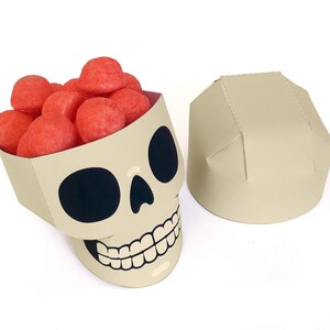 DIY Printable Skull Favor Box - Etsy