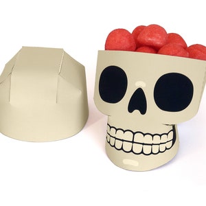DIY Printable Skull Favor Box - Etsy