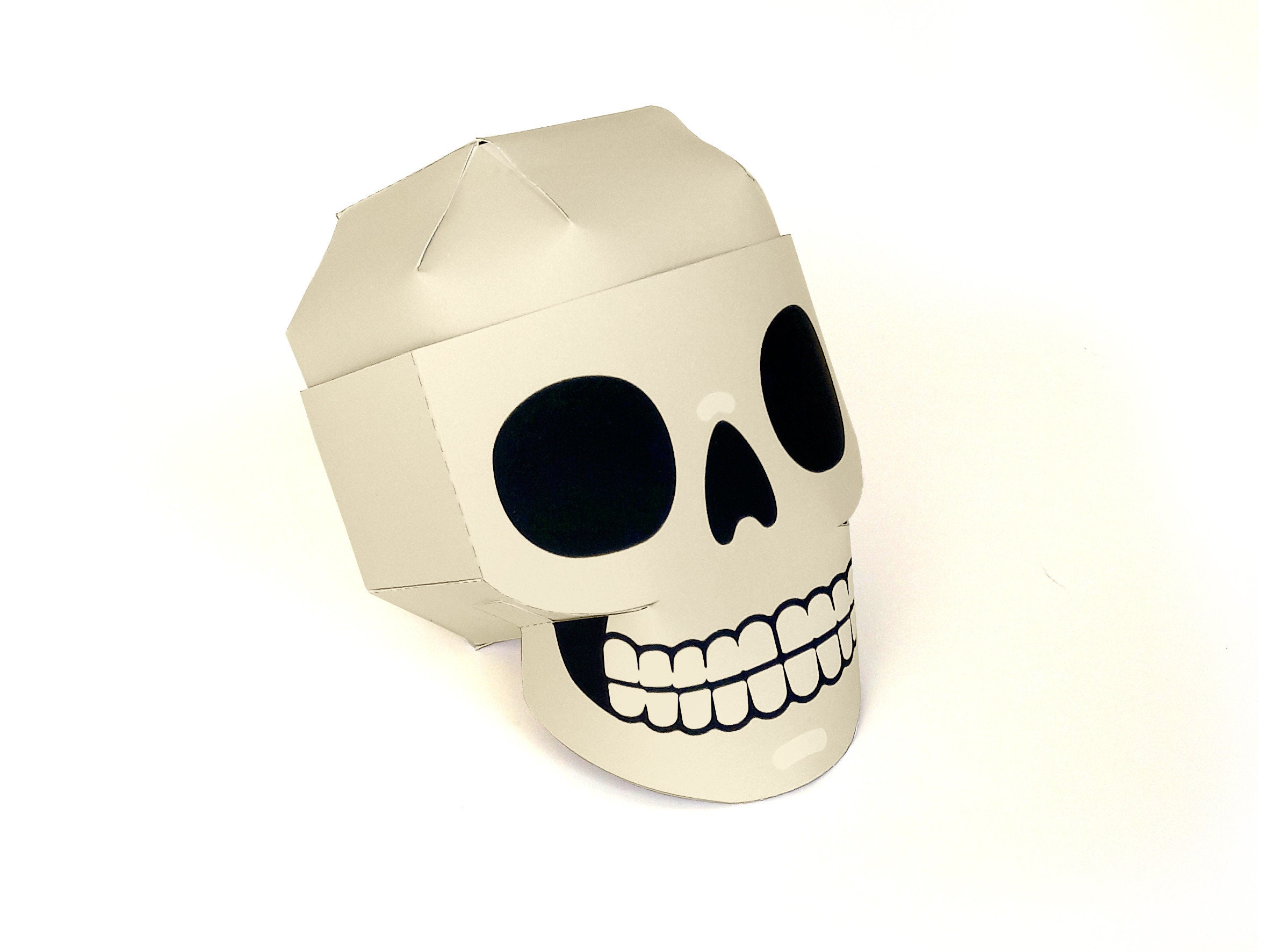 DIY Printable Skull Favor Box - Etsy