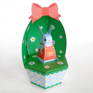 Printable Easter Box, DIY Papercraft Kit, Bunny Gift Box, Chocolate Box ...