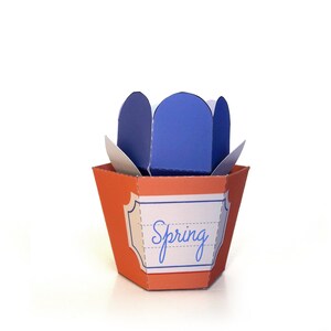 Digital Flower Pop up Box DIY - Etsy