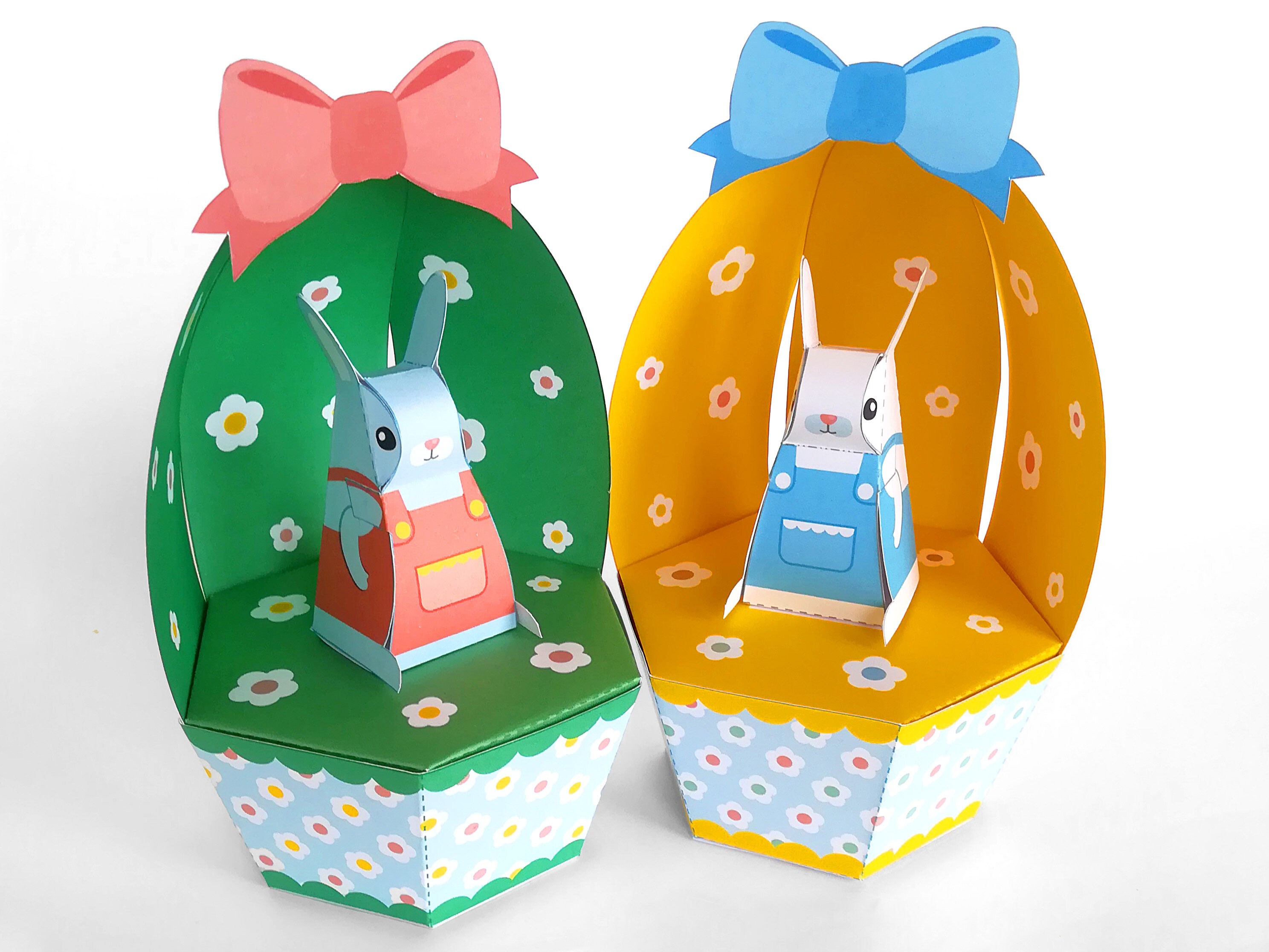 Printable Easter Bunny Favor Box, Instant Download - Etsy Canada